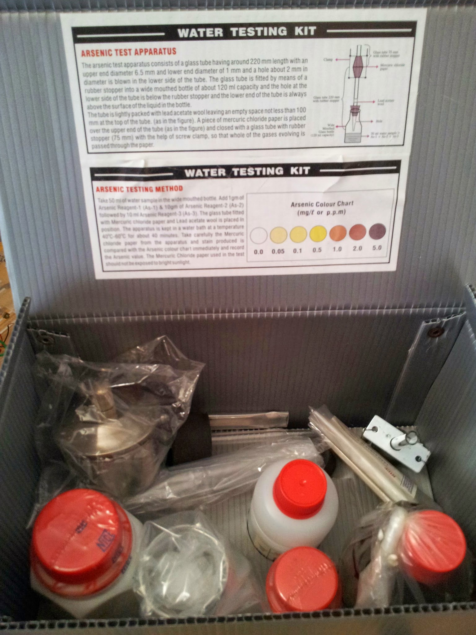 Comparing Arsenic testing kits | biodesign for the real world