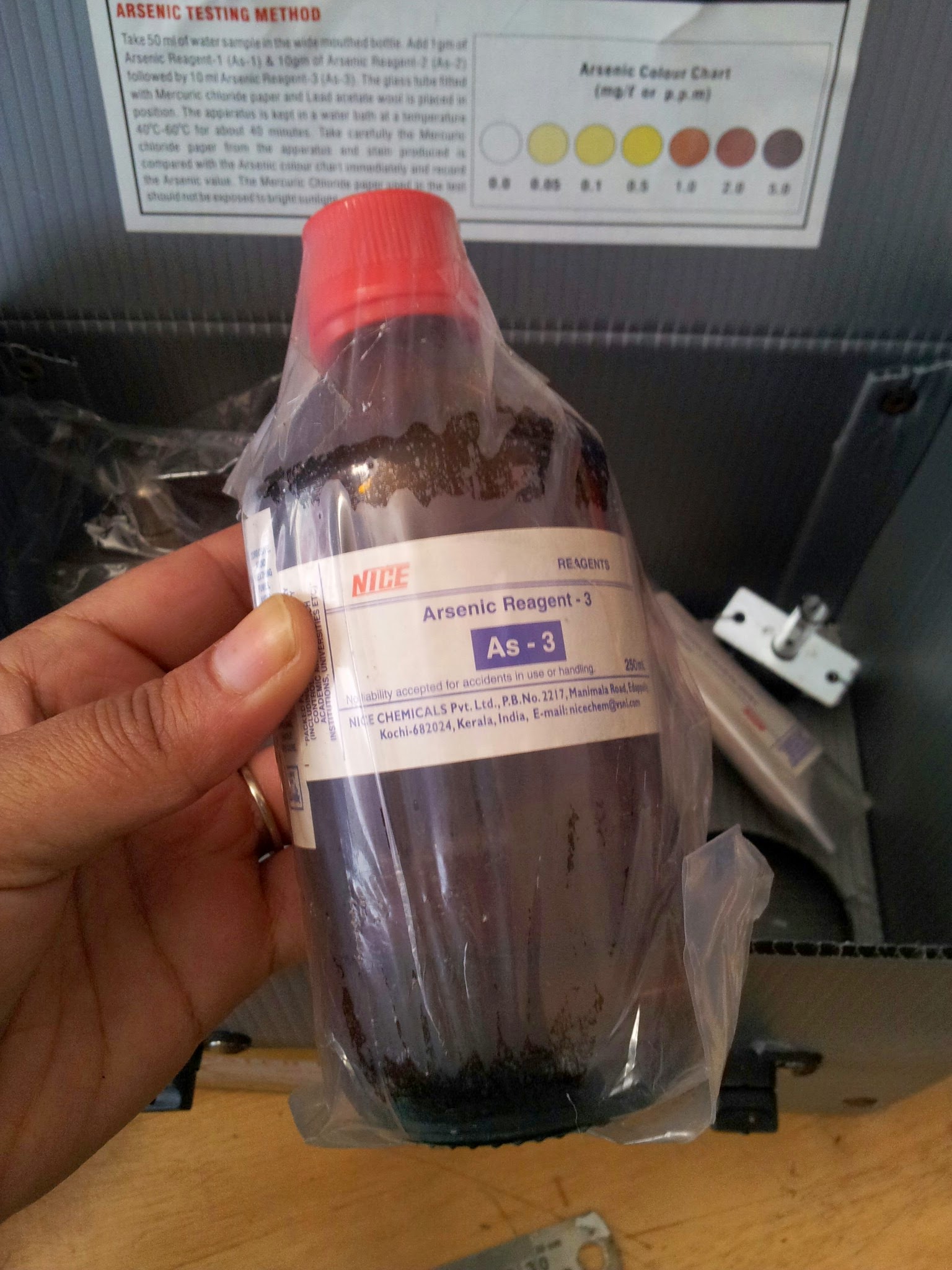 Comparing Arsenic testing kits | biodesign for the real world